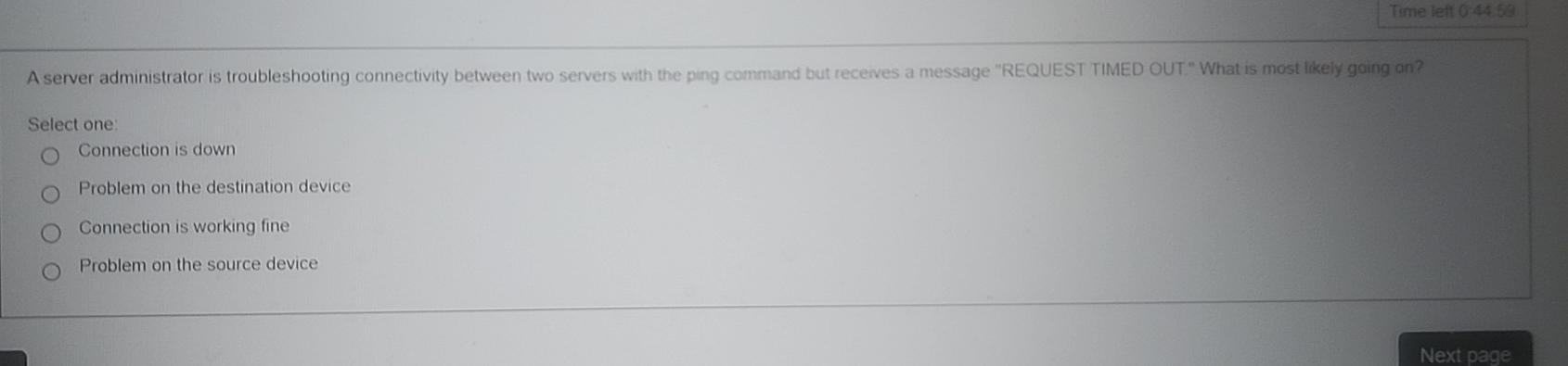 Solved A Server Administrator Is Troubleshooting
