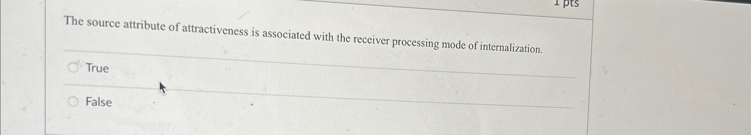 Solved The source attribute of attractiveness is associated | Chegg.com