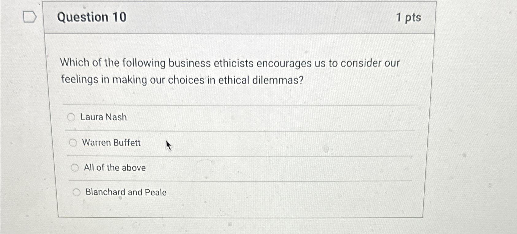 Solved Question 101 ﻿ptsWhich of the following business | Chegg.com