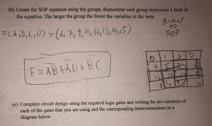 Solved 1. Create 4 x 4 Karnaugh map from the given truth | Chegg.com