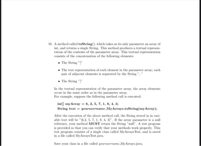 Solved 3 Re Implementing The Array Class The Arrays Class 1222