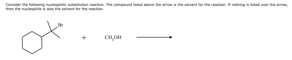 Solved Consider the following nucleophilic substitution | Chegg.com