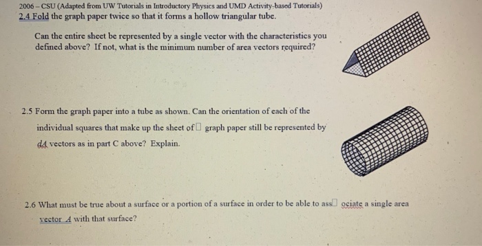 Solved 2006-CSU (Adapted from UW Tutorials in Introductory | Chegg.com