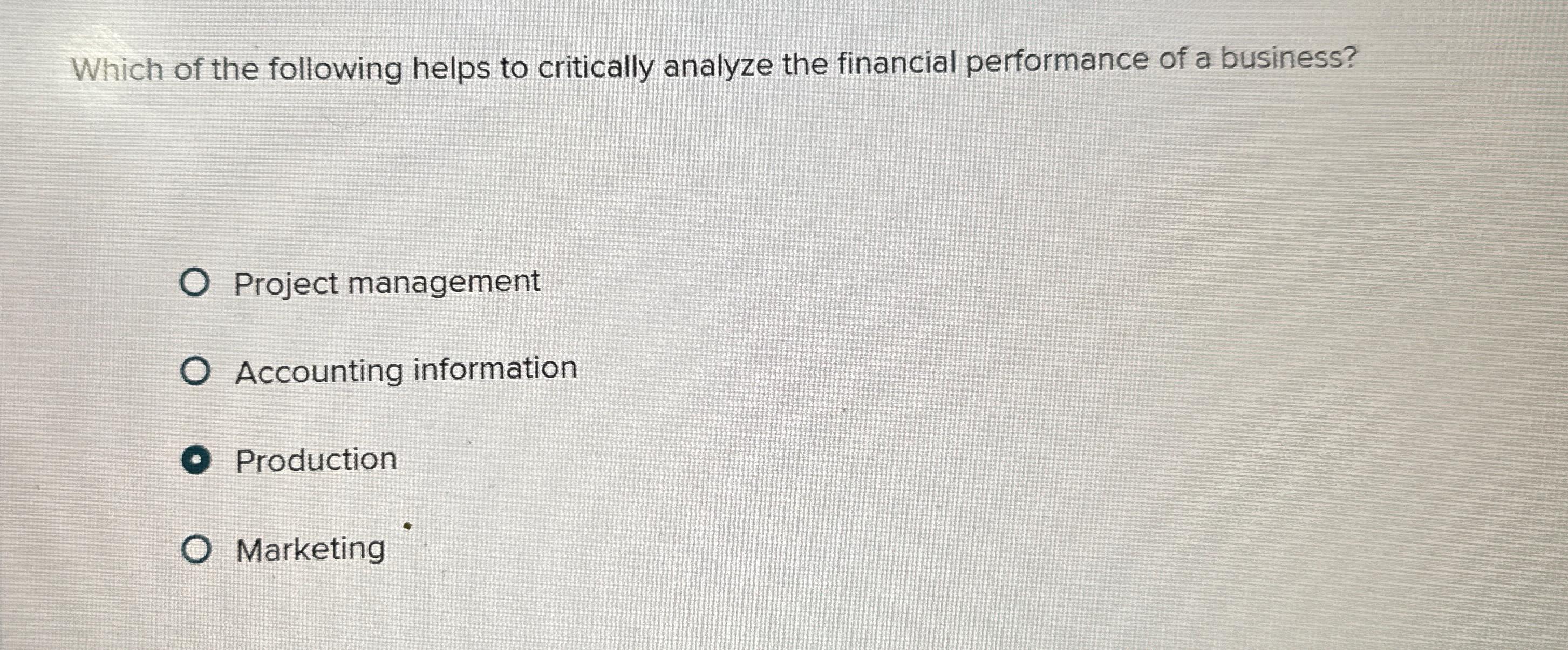 Solved Which of the following helps to critically analyze | Chegg.com