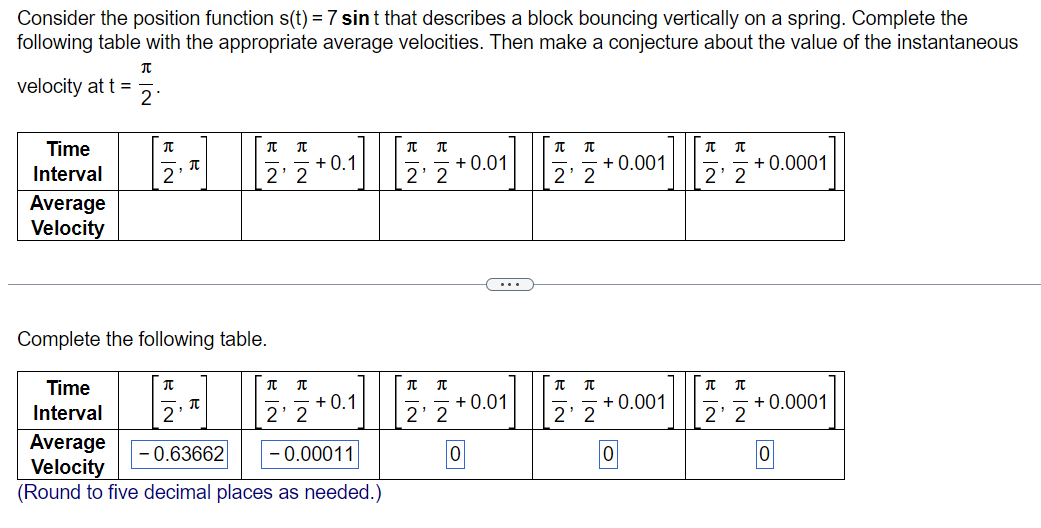 Solved Consider the position function s(t)=7sint ﻿that | Chegg.com