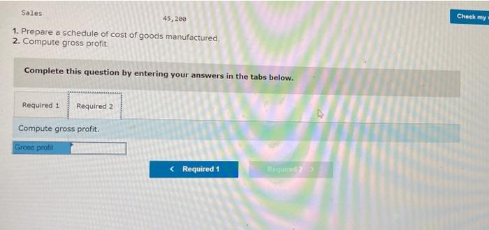 Solved A manufacturing company reports the following for the | Chegg.com
