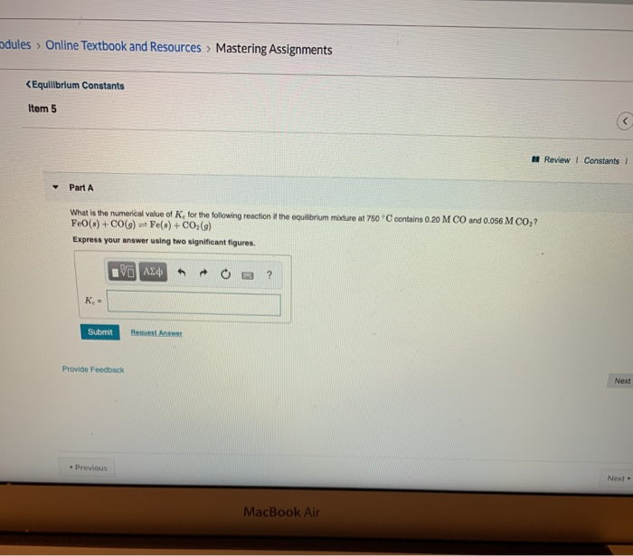 Solved dules Online Textbook and Resources > Mastering | Chegg.com