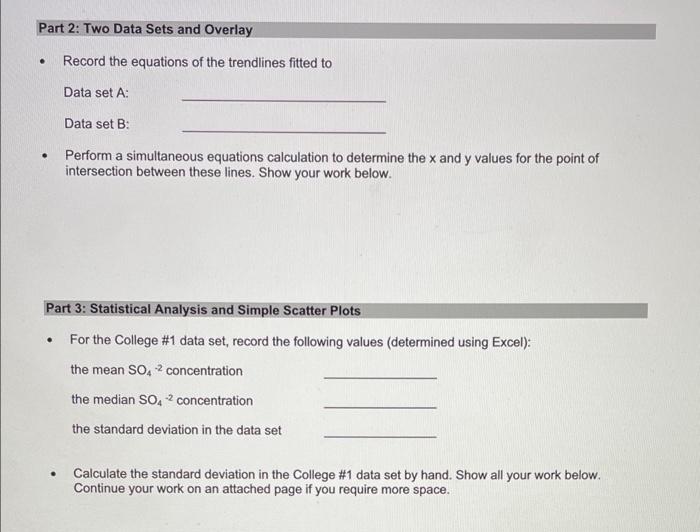 Solved Lab Report: Using Excel for Graphical Analysis of | Chegg.com