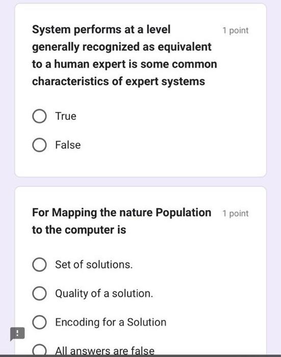 Solved Knowledge is the 1 point bottleneck in developing | Chegg.com