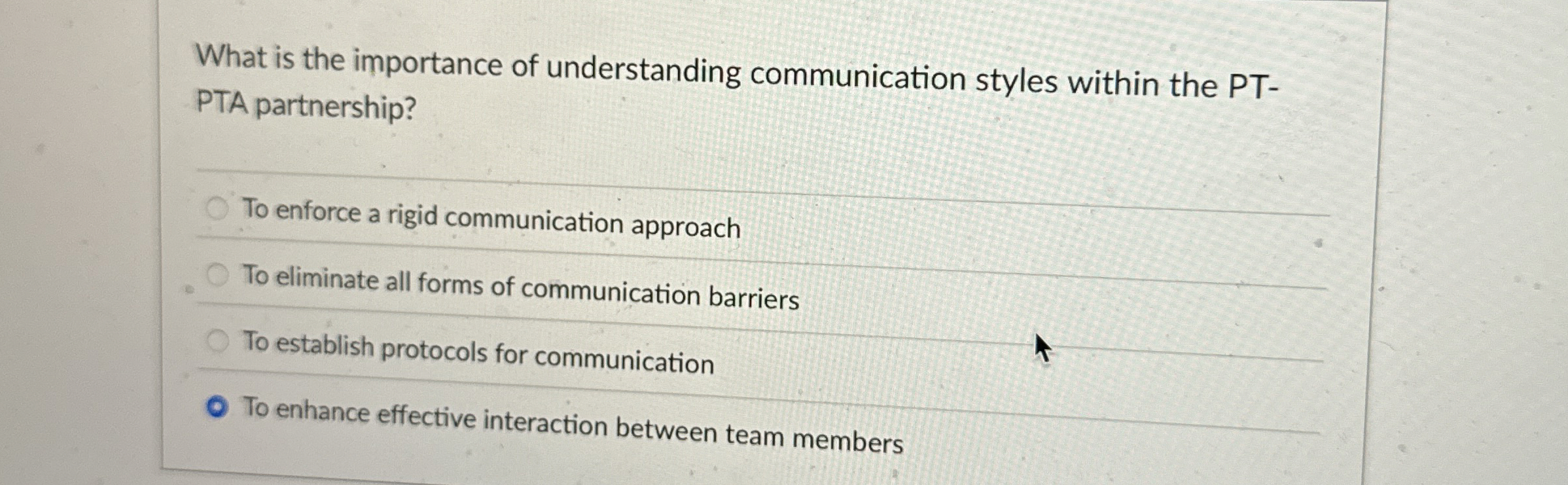 Solved What is the importance of understanding communication | Chegg.com