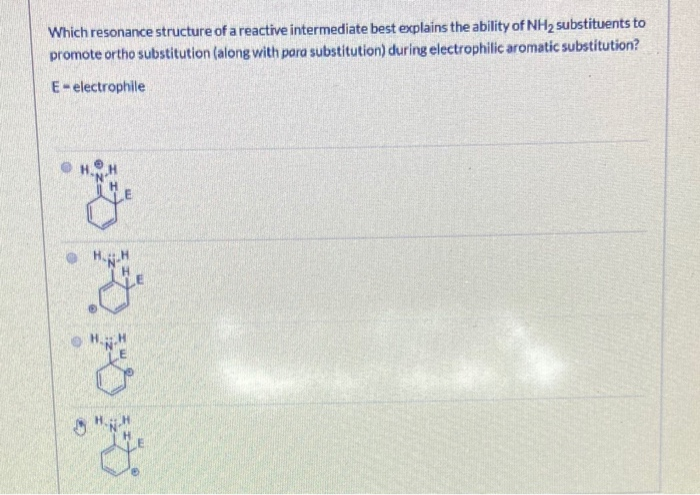 Solved Which resonance structure of a reactive intermediate | Chegg.com
