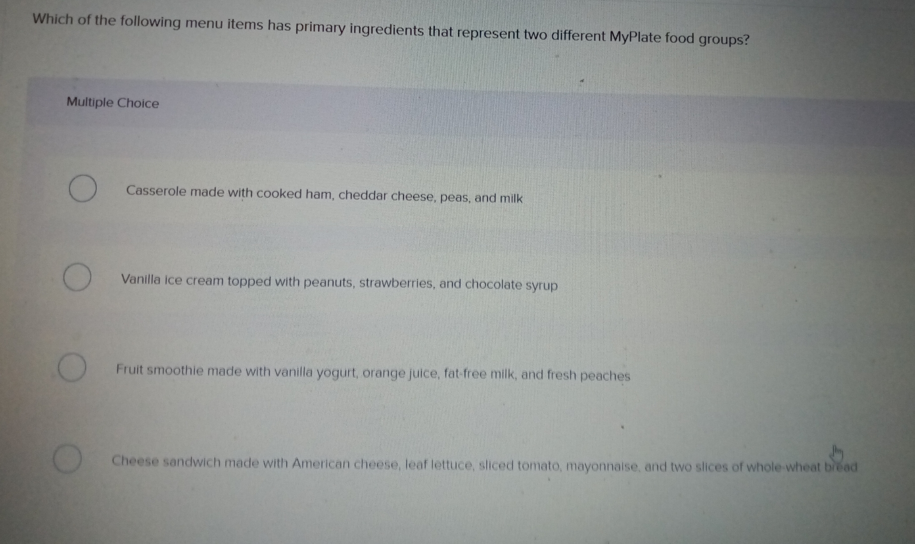 Solved Which of the following menu items has primary | Chegg.com