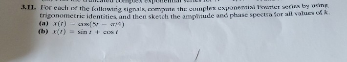 Solved (iii) Plot the truncated complex exponential series | Chegg.com