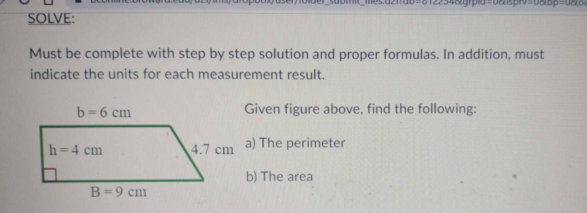 Solved Must be complete with step by step solution and | Chegg.com