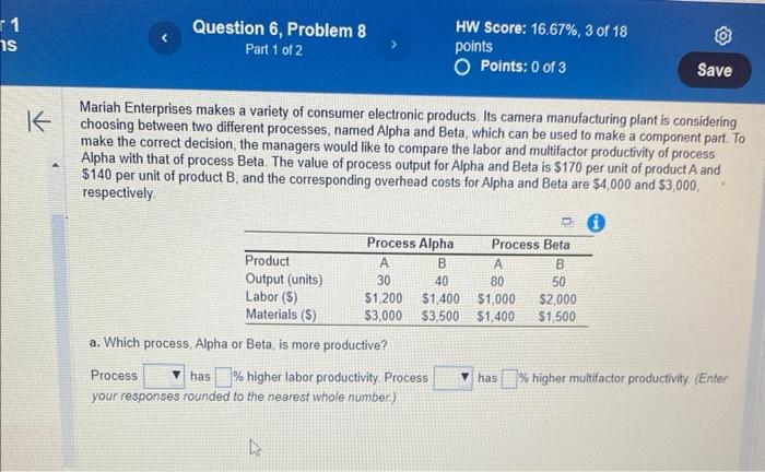Solved Mariah Enterprises makes a variety of consumer | Chegg.com