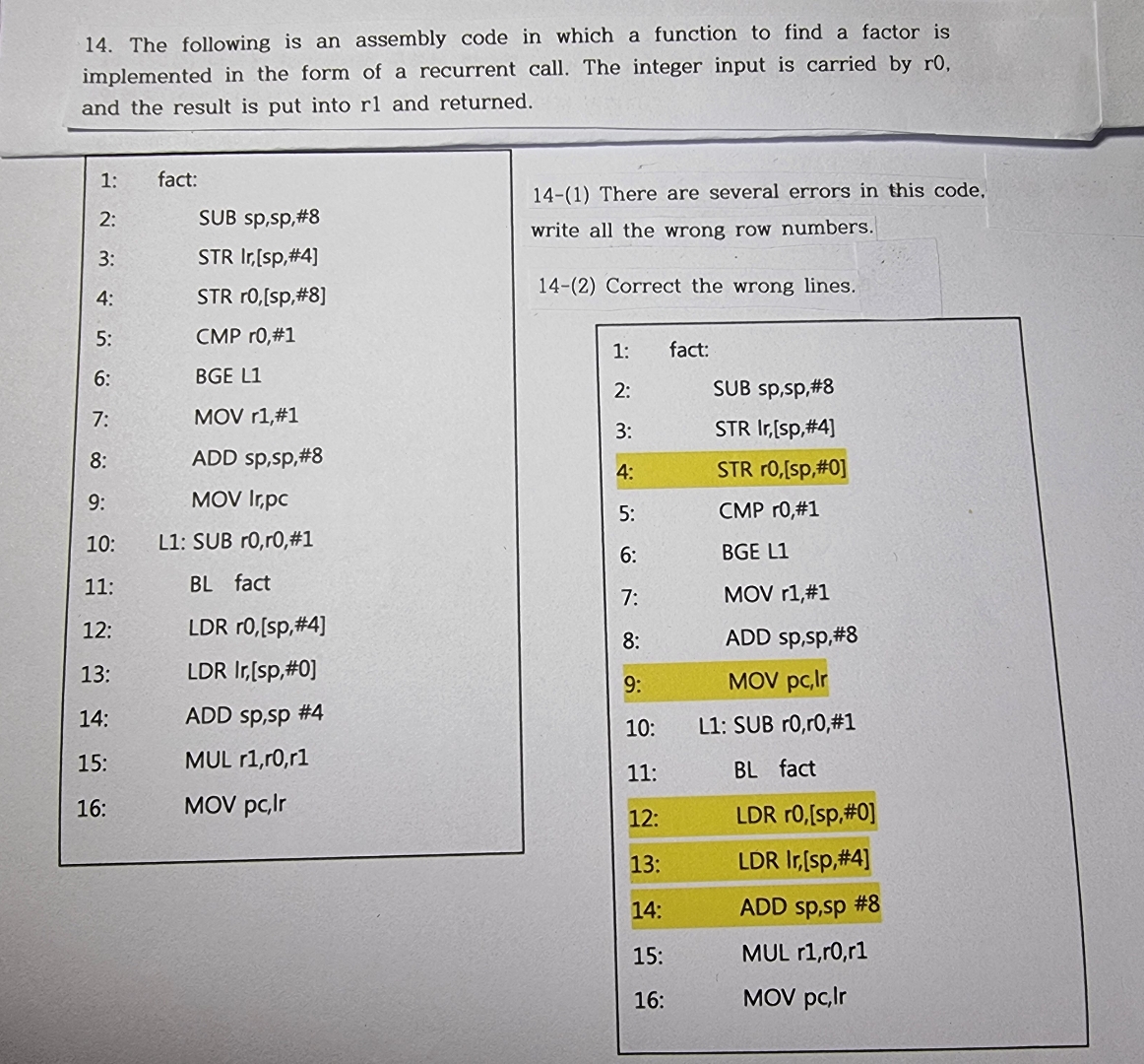 Solved *(Important)**The yellow part is the correct answer | Chegg.com