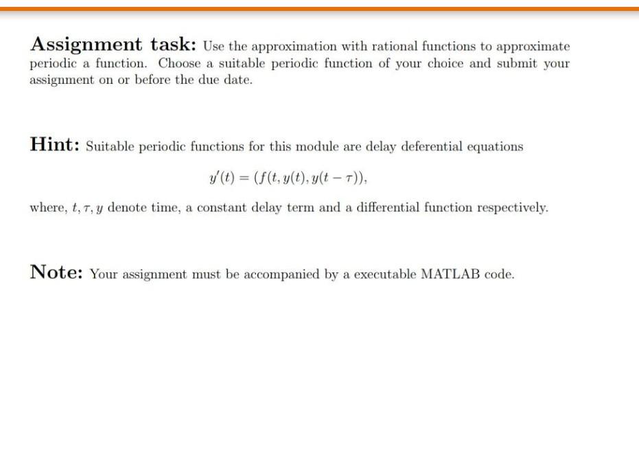 Solved Assignment task: Use the approximation with rational | Chegg.com