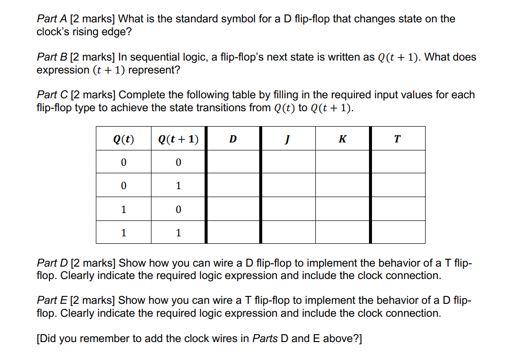 Solved Part A [2 ﻿marks] ﻿What is the standard symbol for a | Chegg.com