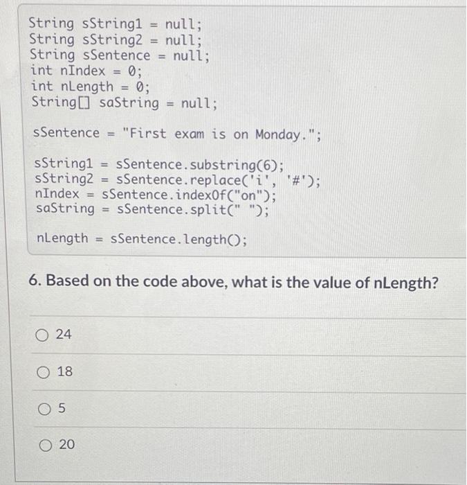 Solved String Sstring1 Null String Sstring 2 Null 