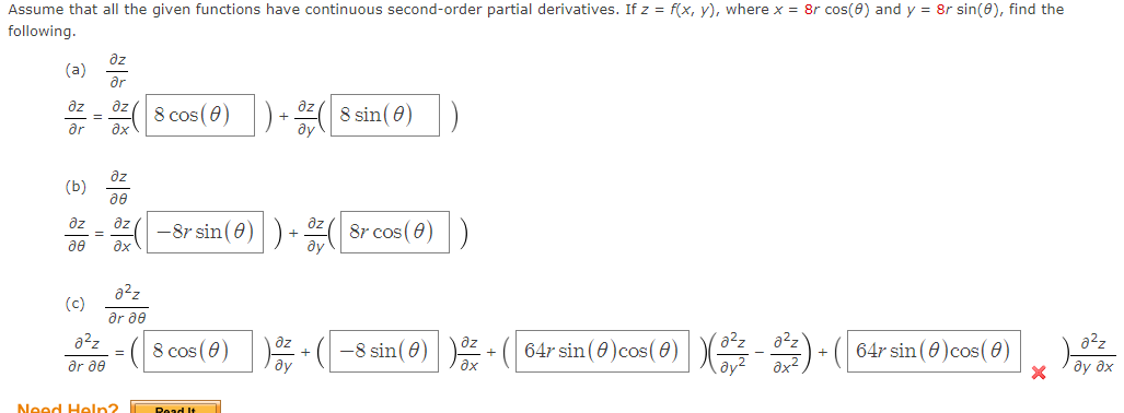 Solved Assume that all the given functions have continuous | Chegg.com