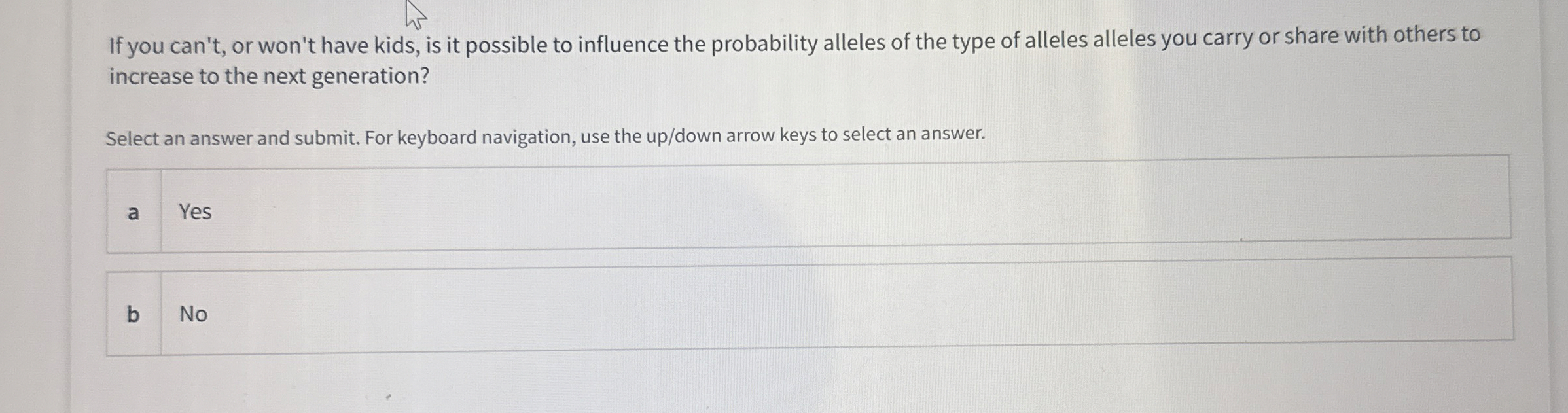 Solved If you can't, or won't have kids, is it possible to | Chegg.com