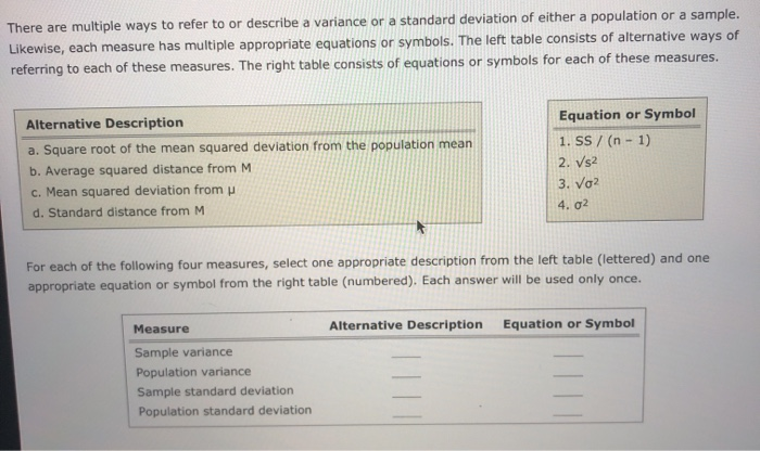 Solved There are multiple ways to refer to or describe a | Chegg.com