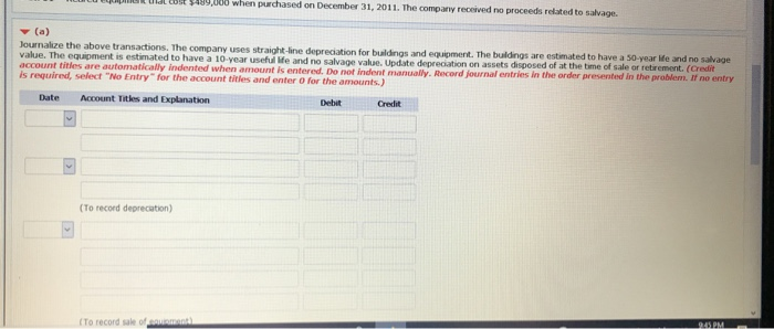 Solved Problem 9-05A al-c (Video) (Part Level Submission) At | Chegg.com