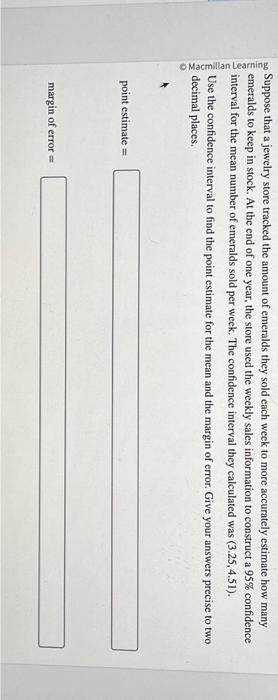 Solved Suppose that a jewelry store tracked the amount of | Chegg.com