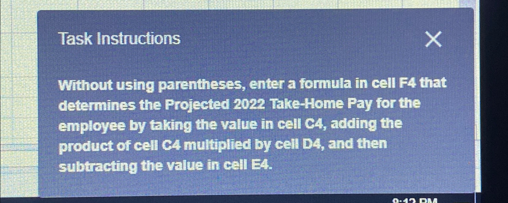 Solved Task InstructionsWithout using parentheses, enter a | Chegg.com
