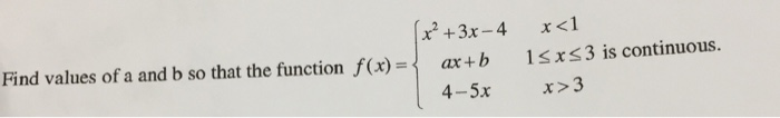 Solved Assume fis a continuous function defined for all real | Chegg.com