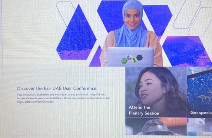 Esri UAE User Conference The r gion's largest Gi | Chegg.com