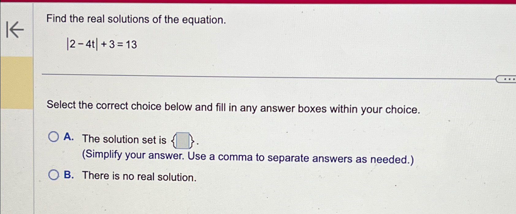 Solved Find the real solutions of the | Chegg.com