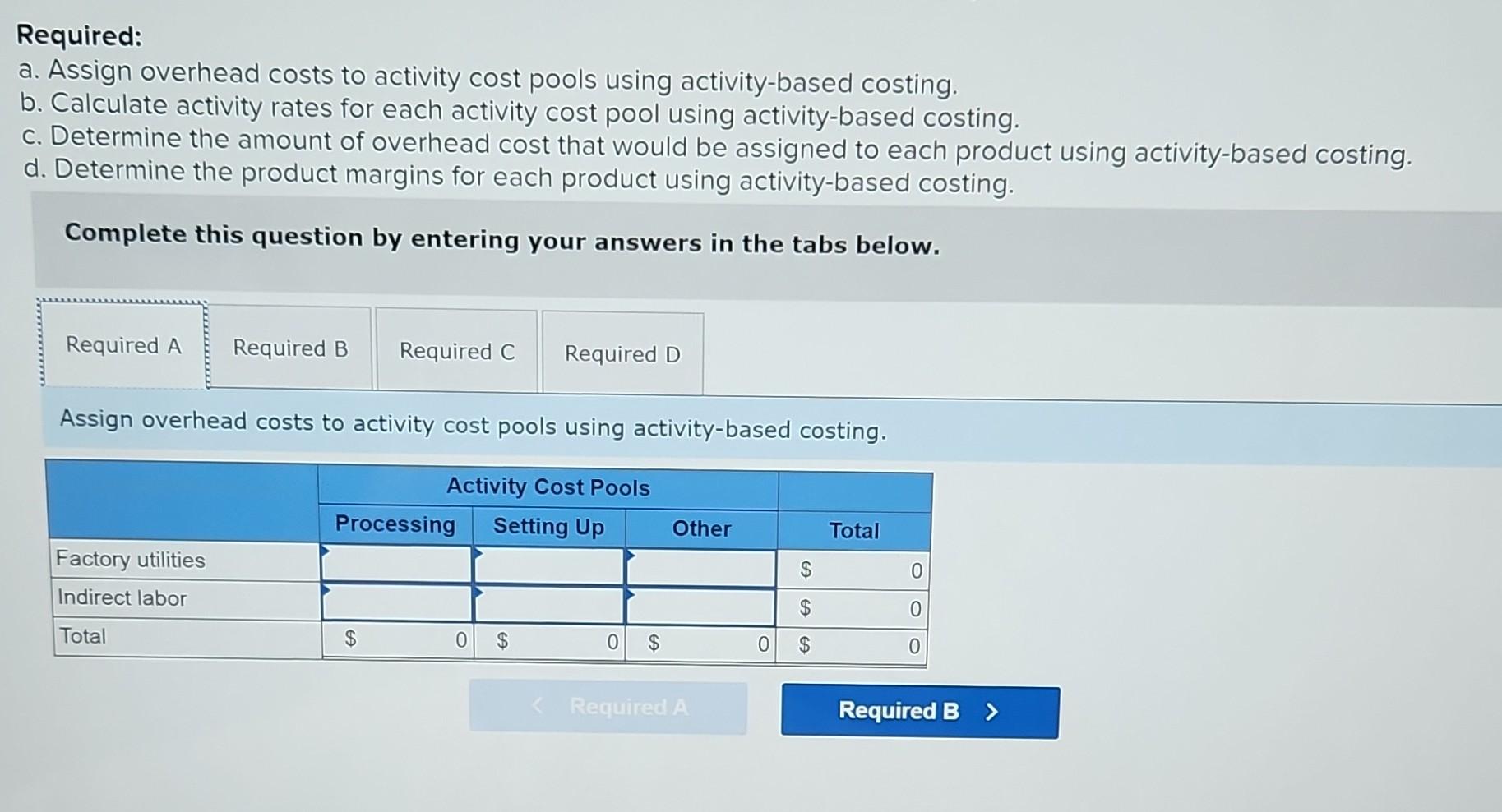 Solved Groleau Corporation has an activity-based costing | Chegg.com