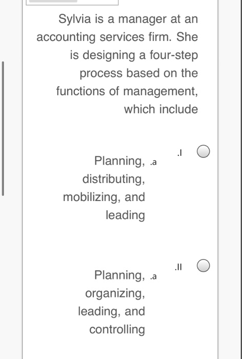 Sylvia Is A Manager At An Accounting Services Firm She Is Designing A Four step Process Based sylvia-is-a-manager-at-an-accounting-services-firm-she-is-designing-a-four-step-process-based