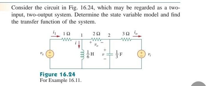 Solved Consider the circuit in Fig. 16.24, which may be | Chegg.com
