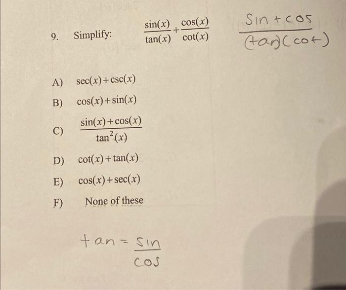 Solved 9. Simplify: | Chegg.com Solved 9. Simplify: | Chegg.com