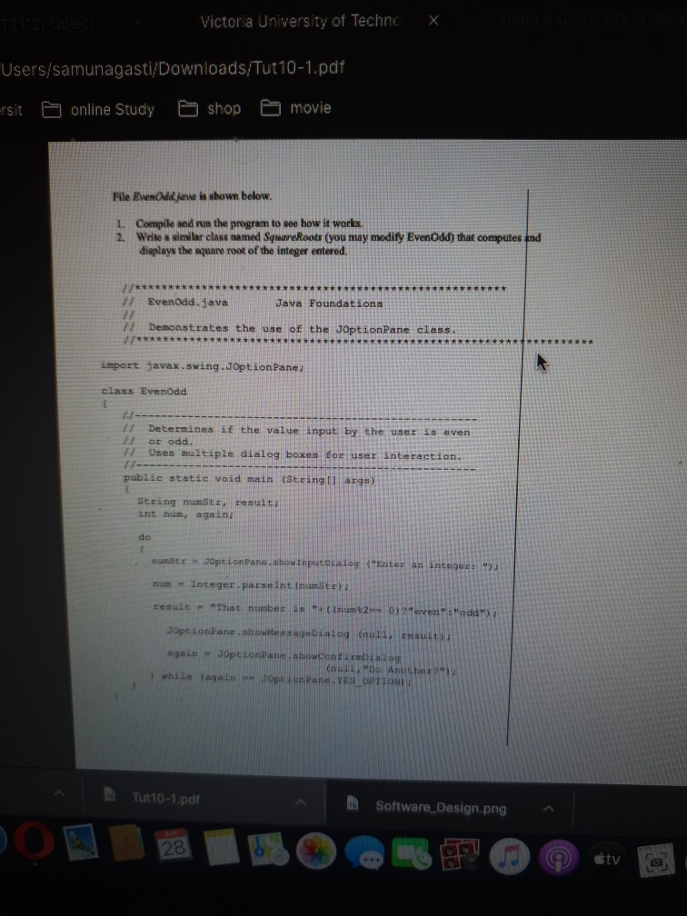 Solved e Users/samunagasti/Downloads/Tut10-1.pdf universito | Chegg.com
