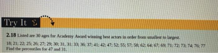 Solved 2.17 B only. Find the 83rd percentile. Please write | Chegg.com