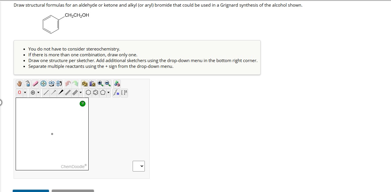 Solved Draw structural formulas for an aldehyde or ketone | Chegg.com