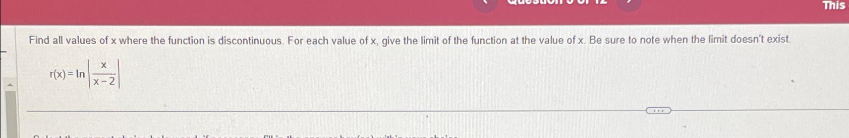 Solved Find all values of x ﻿where the function is | Chegg.com