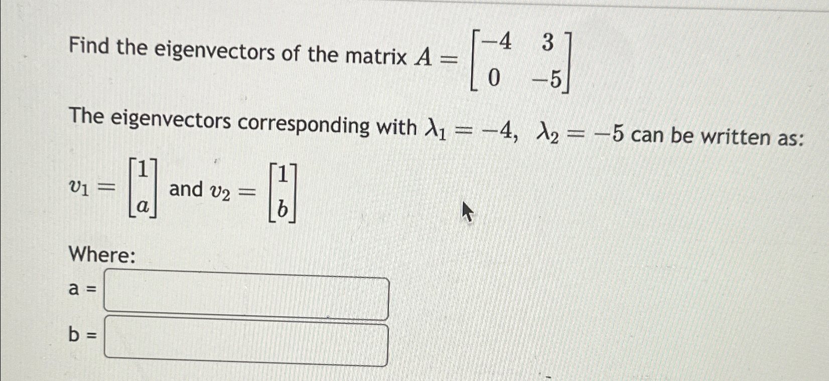 Solved Suppose A ﻿is a real symmetric matrix whose | Chegg.com