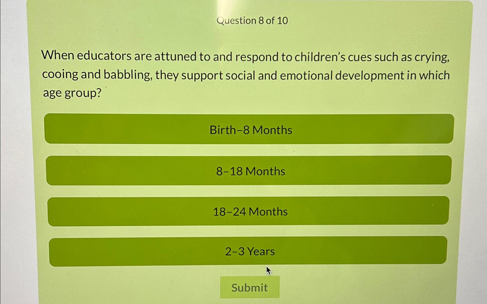 Solved Question 8 ﻿of 10When educators are attuned to and | Chegg.com