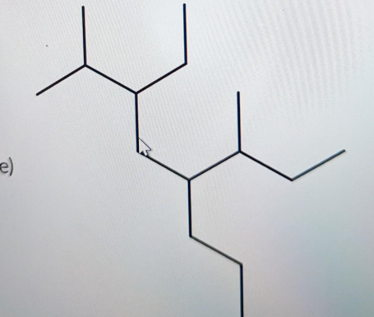 Solved alkane nomenclature : parent chain and substitute | Chegg.com