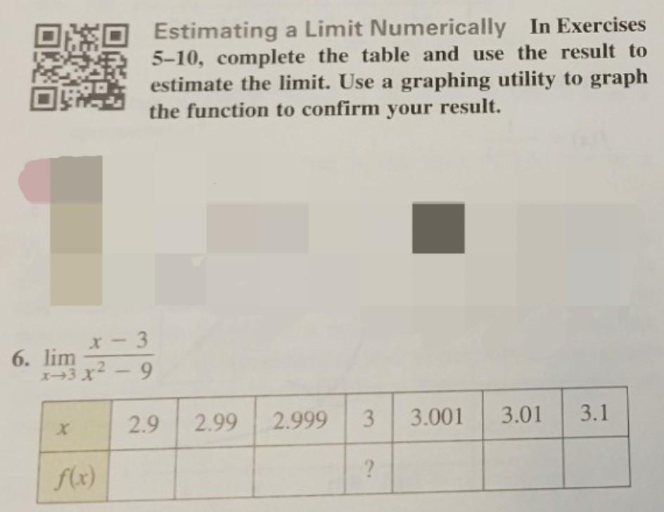 Solved Estimating a Limit Numerically In Exercises 5−10, | Chegg.com