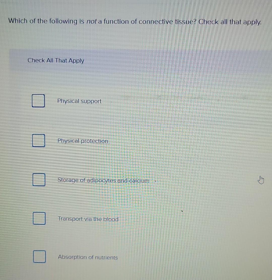 Solved Which of the following is not a function of | Chegg.com