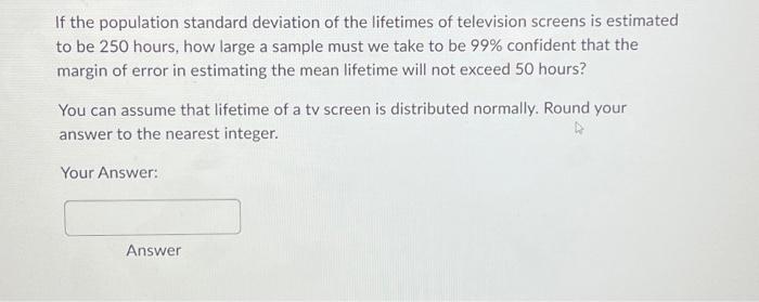 Solved Suppose we are sampling from a normally distributed | Chegg.com