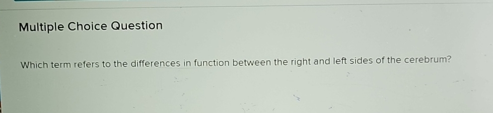 Solved Multiple Choice QuestionWhich term refers to the | Chegg.com