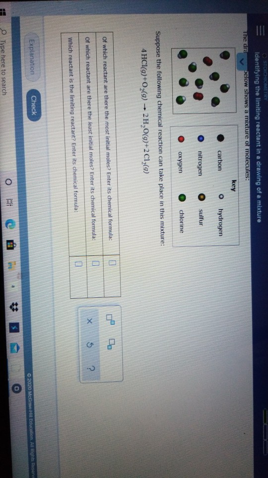 Solved STOICHIOMETRY Identifying the limiting reactant in a | Chegg.com