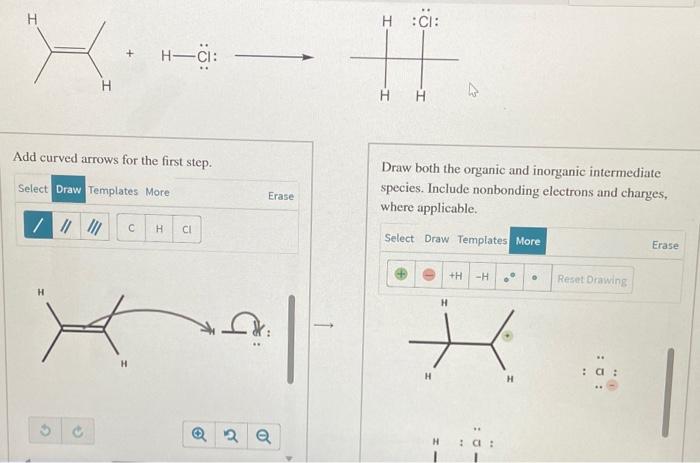 Solved Add curved arrows for the first step. Draw both the | Chegg.com
