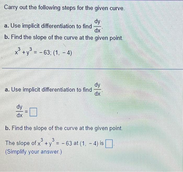 Solved Carry out the following steps for the given curve. a. | Chegg.com